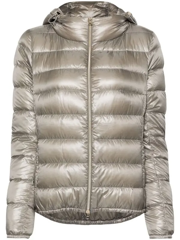 Herno Padded Hooded Jacket - Grey