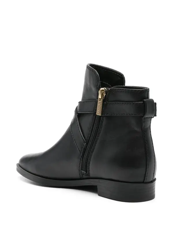 Guess Floriza Logo-plaque Leather Boots
