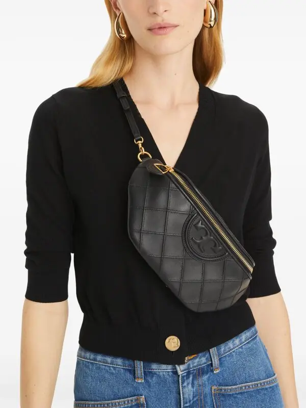 Tory Burch Fleming Soft Belt Bag - Black
