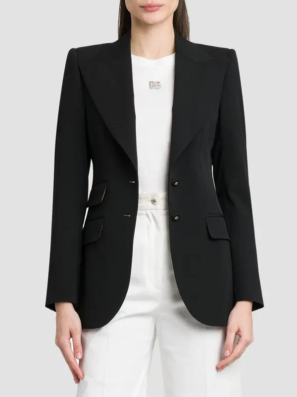 Dolce & Gabbana Single-breasted Wool-blend Jacket
