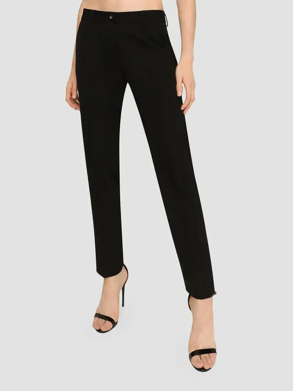 Dolce & Gabbana Wool Tailored Pants