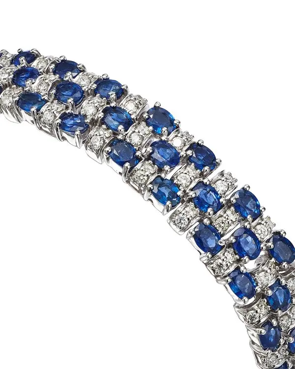 Bloomingdale'S Sapphire And Diamond Bracelet