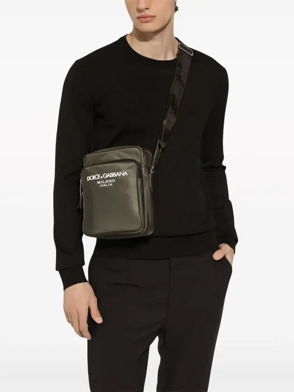 Dolce & Gabbana Logo Crossbody Bag - Green