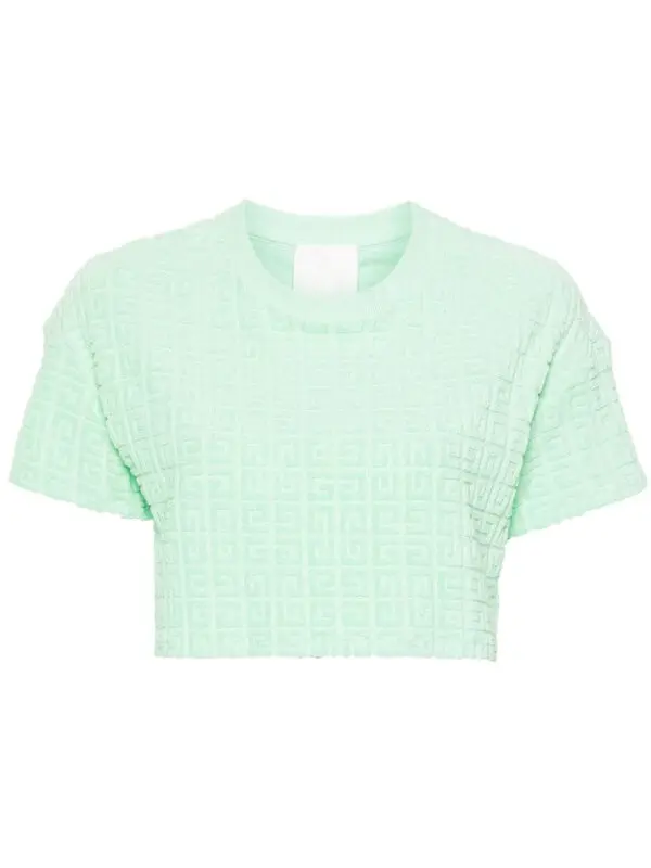 Givenchy 4g-motif Cropped T-shirt