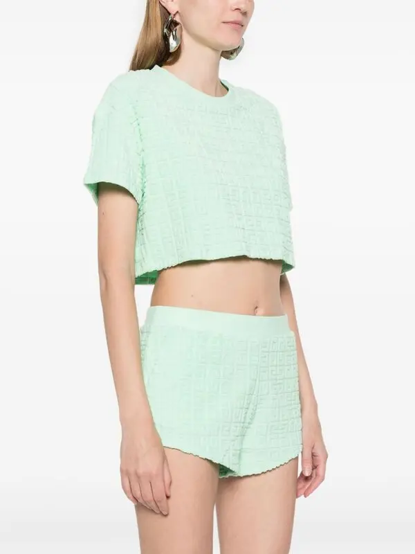 Givenchy 4g-motif Cropped T-shirt