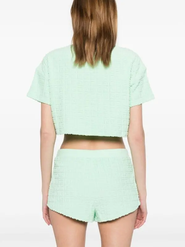 Givenchy 4g-motif Cropped T-shirt