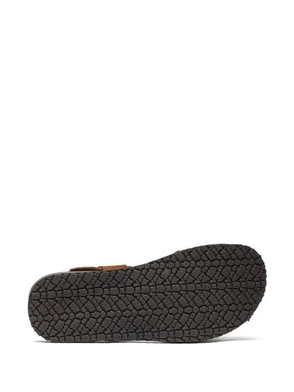 SCAROSSO Massimo Suede Sandals - Brown