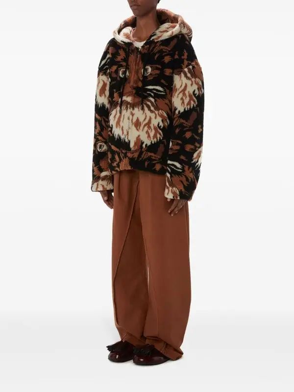 JW Anderson Faux-fur Hooded Jacket