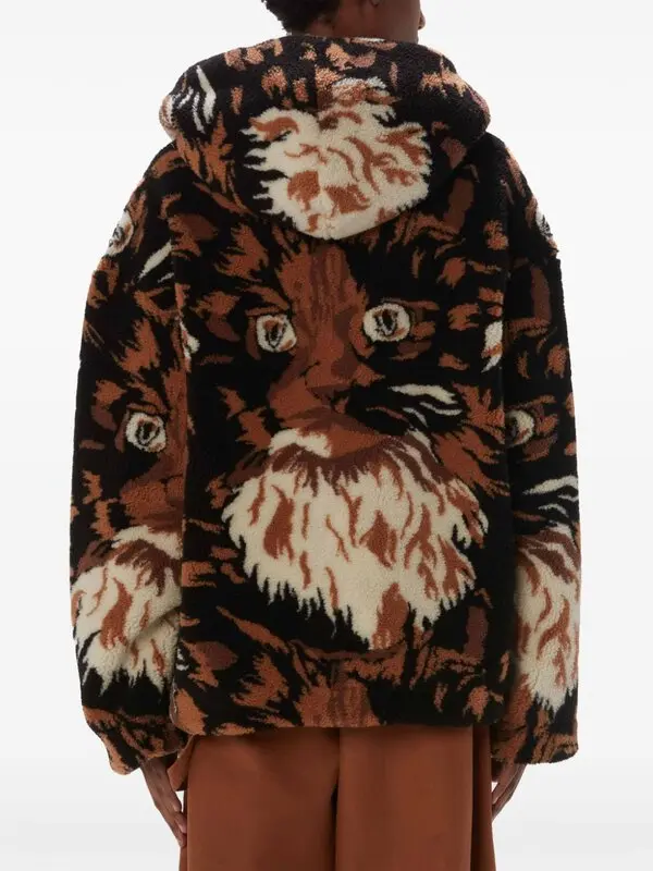 JW Anderson Faux-fur Hooded Jacket