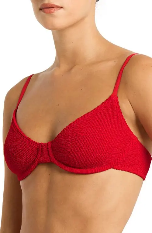 Bond Eye Gracie Balconette Bikini Top - Baywatch Red