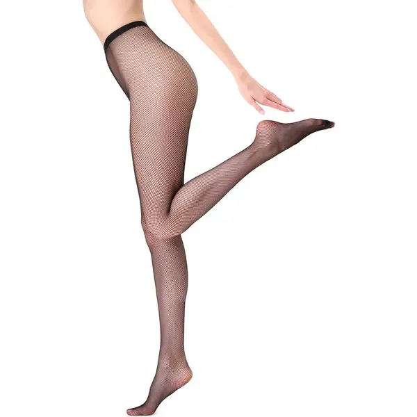 Oroblu Collant Tricot Fishnet Tights - Black
