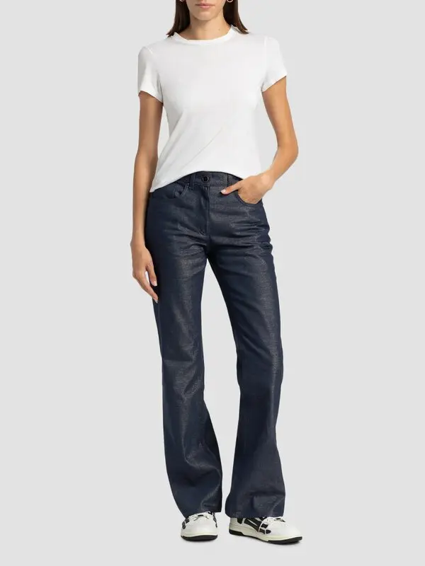 Giorgio Armani Metallic Denim Pants