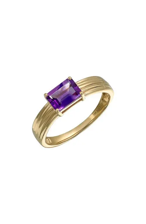 Bony Levy 14k Gold Amethyst Ring - 14k Yellow Gold