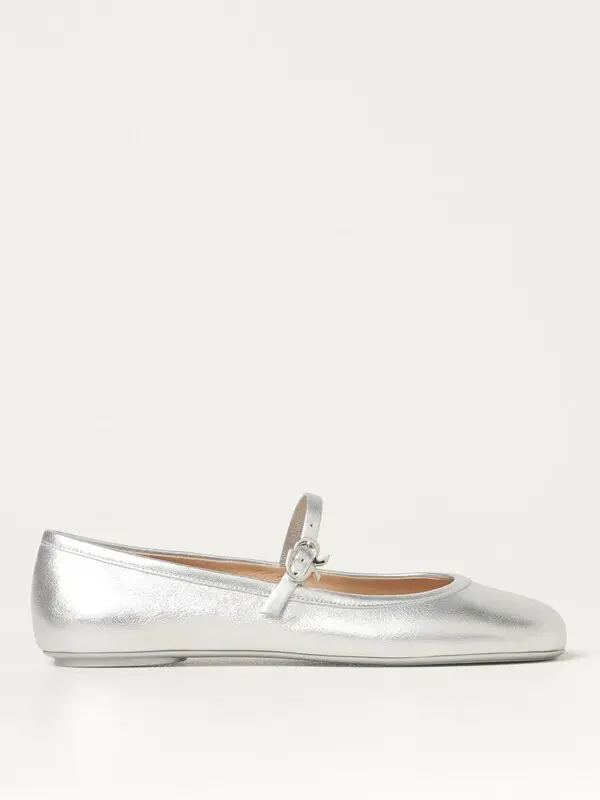 GIANVITO ROSSI Ballet Flats - Silver
