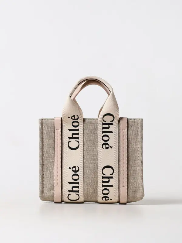Chloé Canvas Tote Bag - Dove Grey