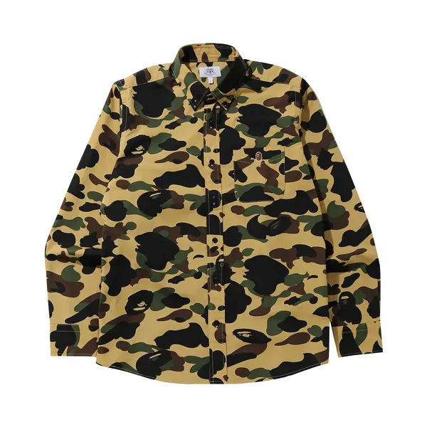A BATHING APE 1st Camo Button-down Shirt