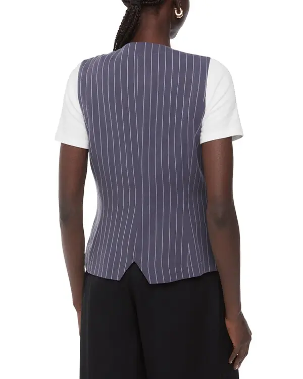 Whistles Lottie Pinstriped Vest