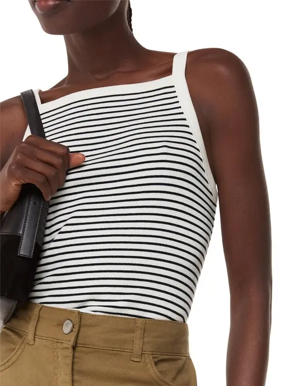 Whistles Striped Sleeveless Top