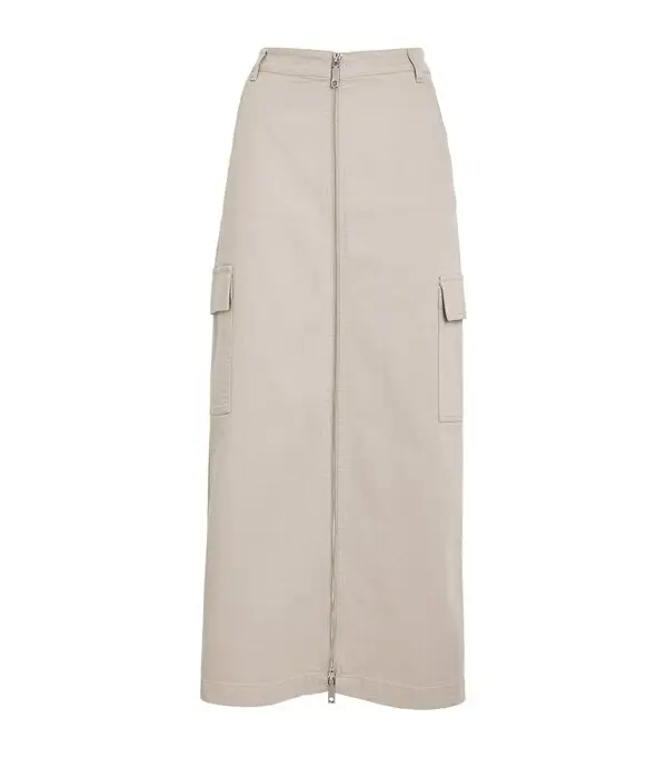 Max & Co. Cotton-blend Cargo Skirt
