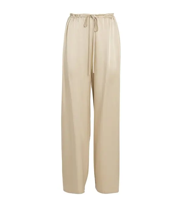 Lapointe Satin Drawstring Trousers