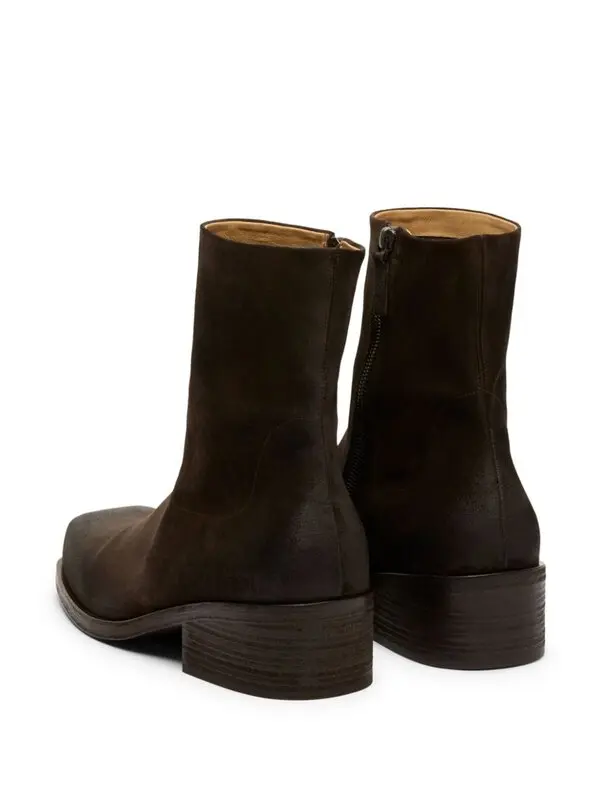 Marsèll 55mm Cassello Suede Ankle Boots - Brown