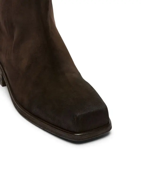 Marsèll 55mm Cassello Suede Ankle Boots - Brown