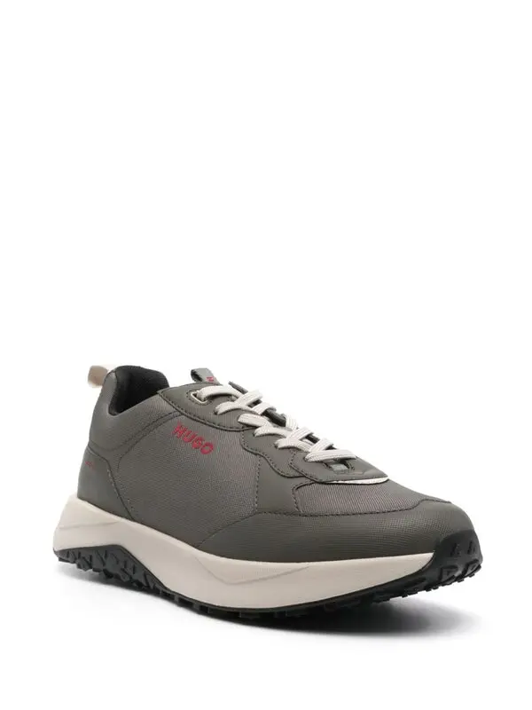 BOSS Raised-logo Panelled Sneakers