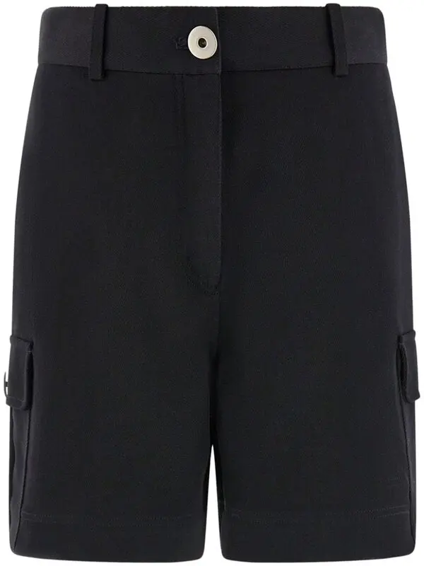 FERRAGAMO Virgin Wool Utility Shorts