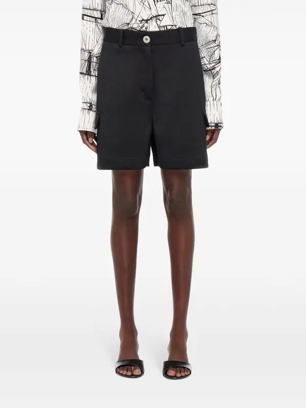 FERRAGAMO Virgin Wool Utility Shorts