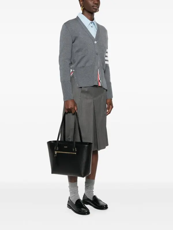 Dkny Logo-lettering Tote Bag - Black