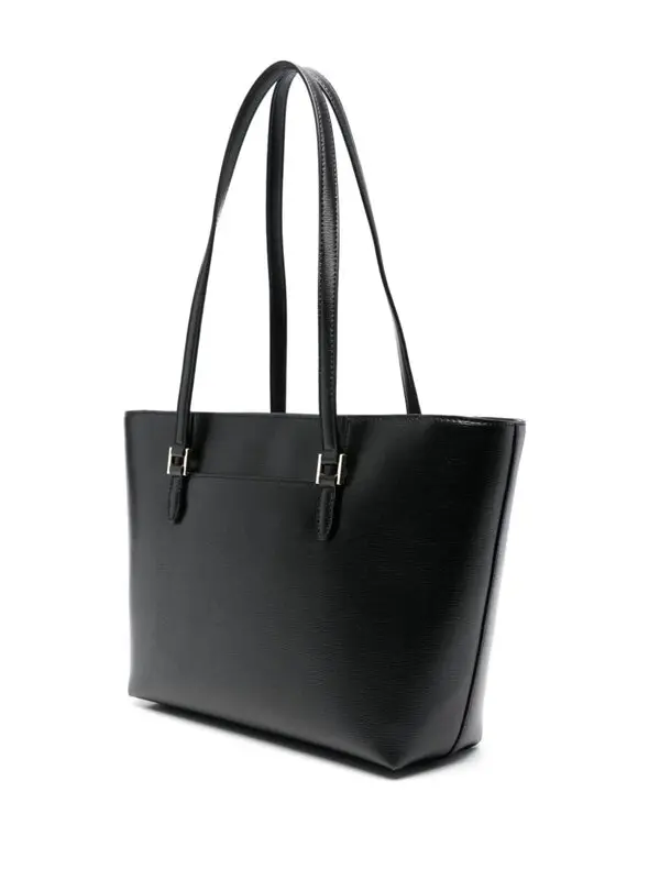 Dkny Logo-lettering Tote Bag - Black