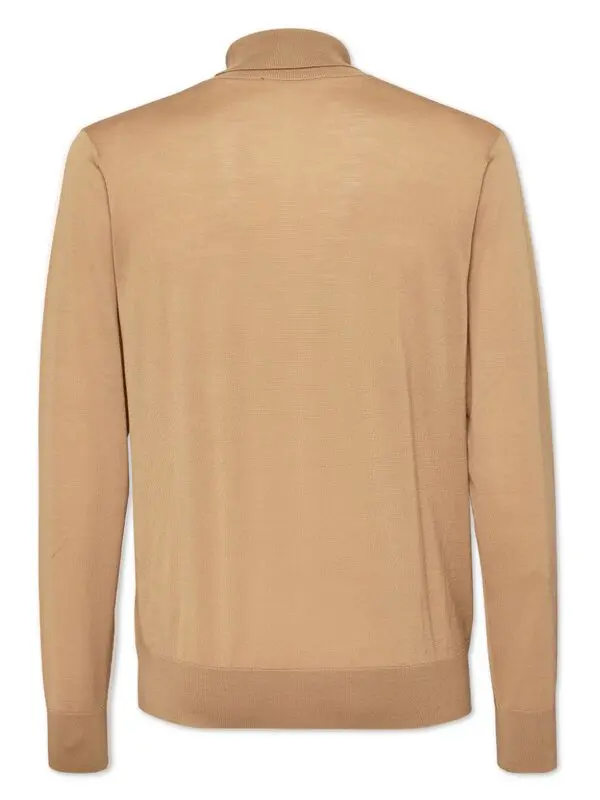 Dsquared2 Embroidered-logo Ribbed Jumper - Neutrals