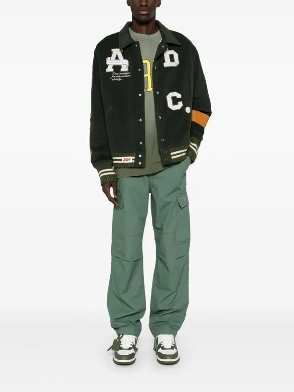 Carhartt Work In Progress Cotton Ripstop Cargo Trousers - Green