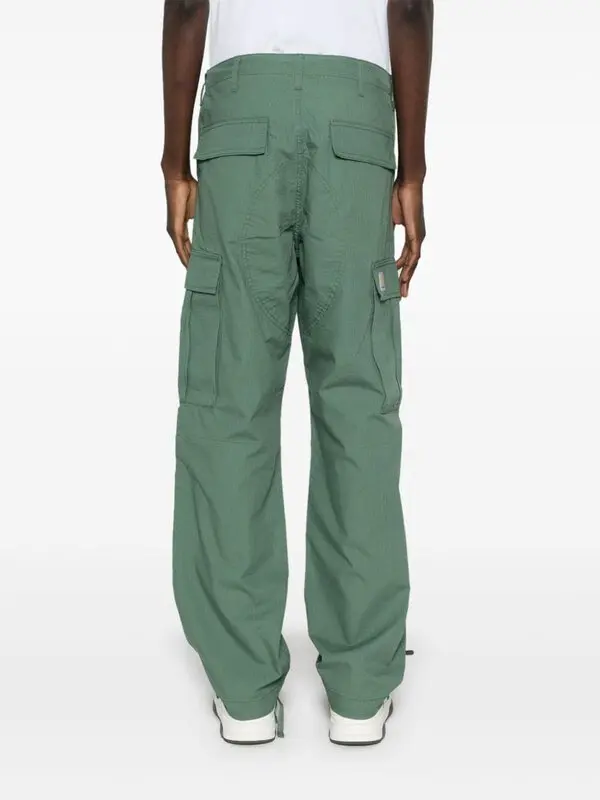 Carhartt Work In Progress Cotton Ripstop Cargo Trousers - Green