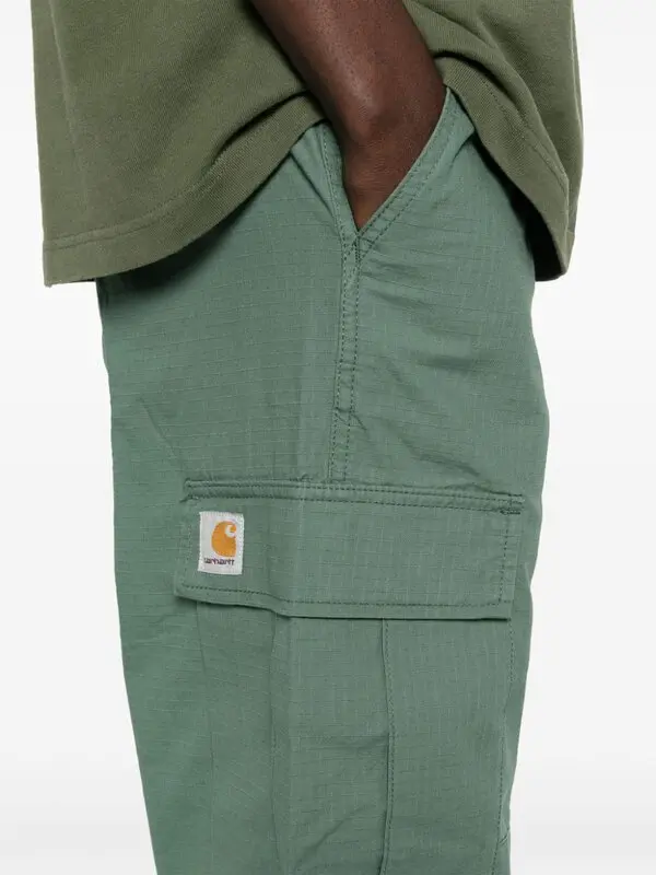 Carhartt Work In Progress Cotton Ripstop Cargo Trousers - Green