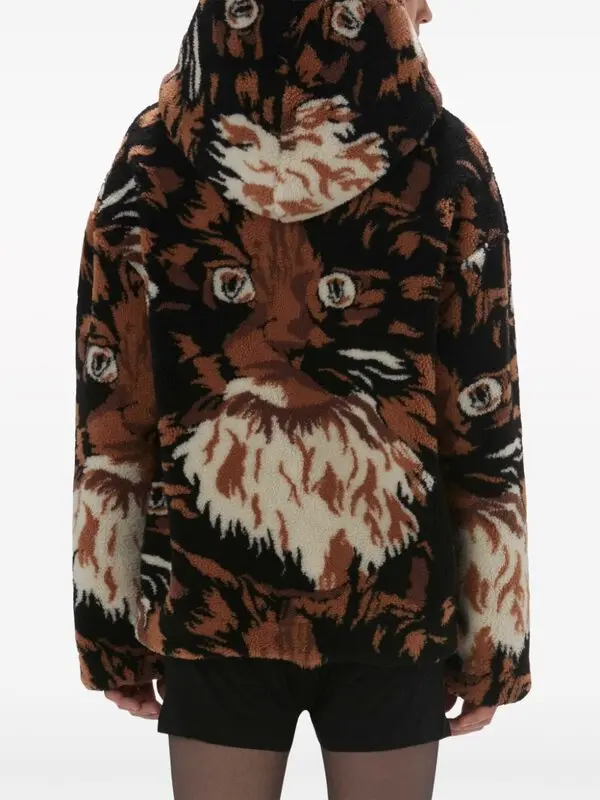 JW Anderson Graphic-print Fleece Jacket