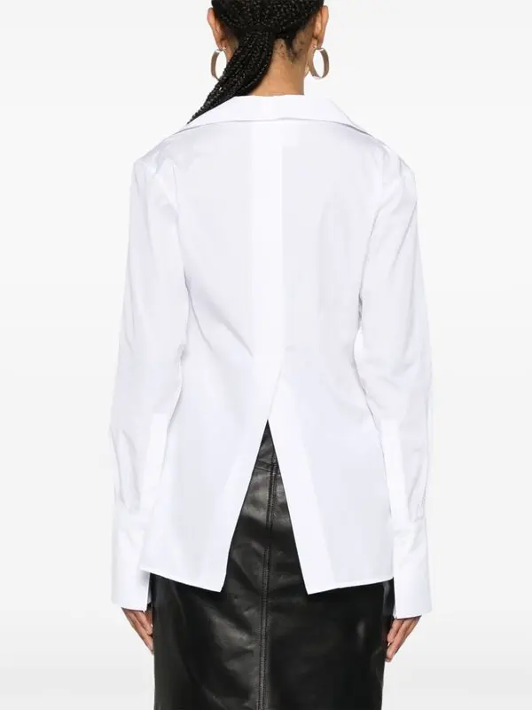 Givenchy Wrap-design Poplin Shirt