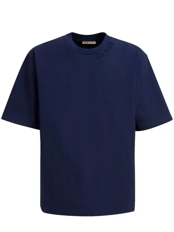 Marni Logo-appliqué Cotton T-shirt