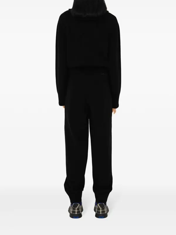 Burberry Logo-embroidered Wool-blend Jacket