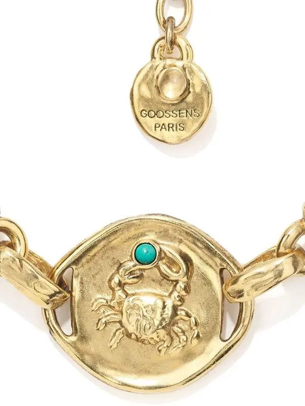 GOOSSENS Talisman Astro Cancer Coin Bracelet