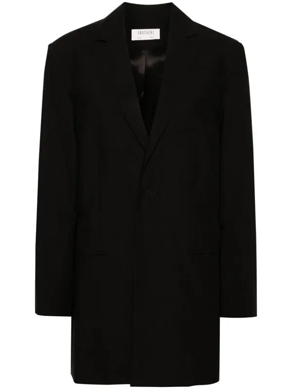 Gauchere Belted Wool Blazer