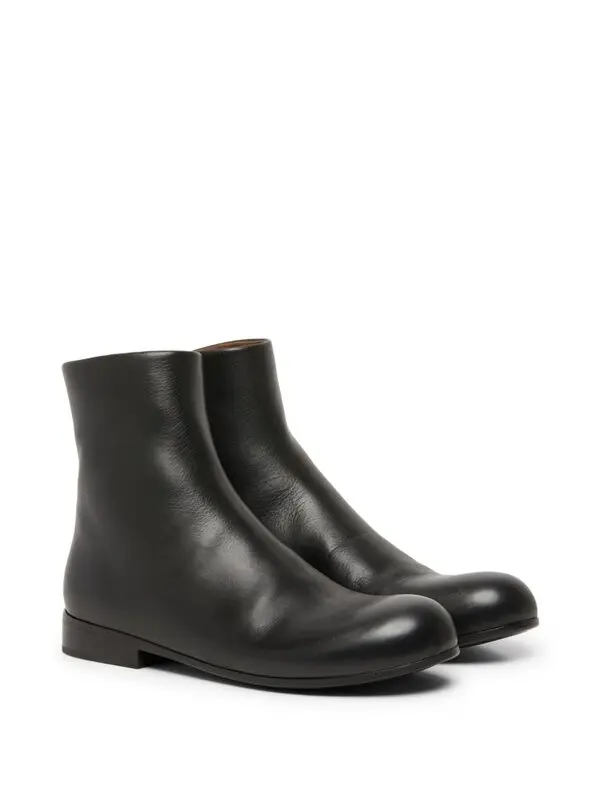 Marsèll Capozucca Leather Ankle Boots - Black