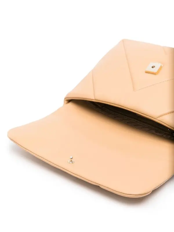 Patrizia Pepe Padded Leather Shoulder Bag