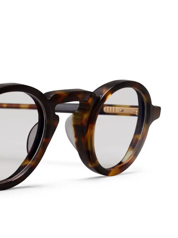 Thom Browne Tortoiseshell Round-frame Glasses