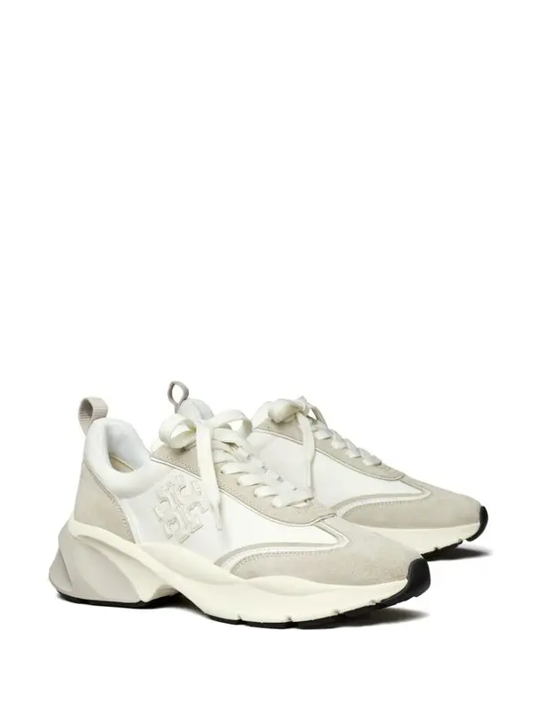 Tory Burch Good Luck Panelled Sneakers - White