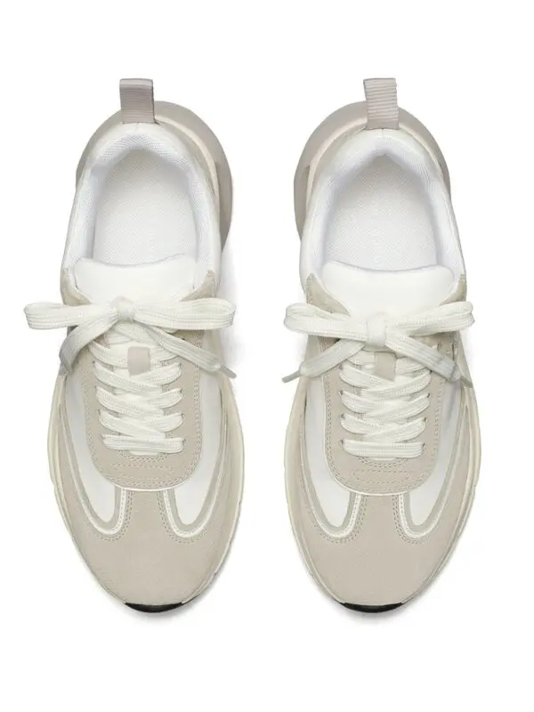 Tory Burch Good Luck Panelled Sneakers - White
