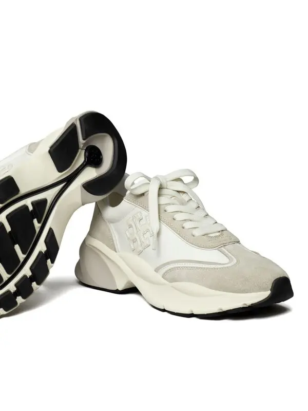 Tory Burch Good Luck Panelled Sneakers - White