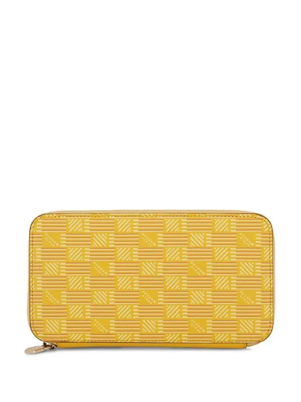 Moreau Monogram-print Leather Wallet - Yellow
