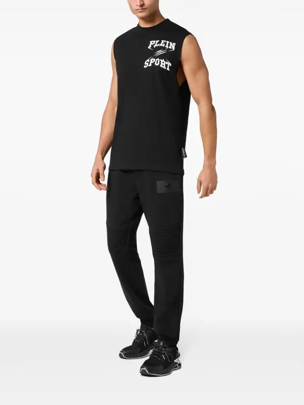 PLEIN SPORT Logo-print Tank Top
