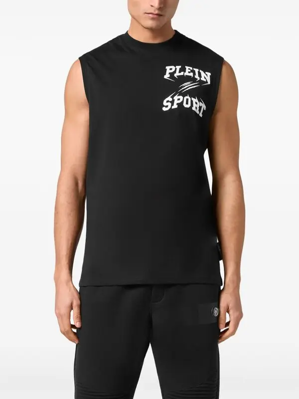 PLEIN SPORT Logo-print Tank Top